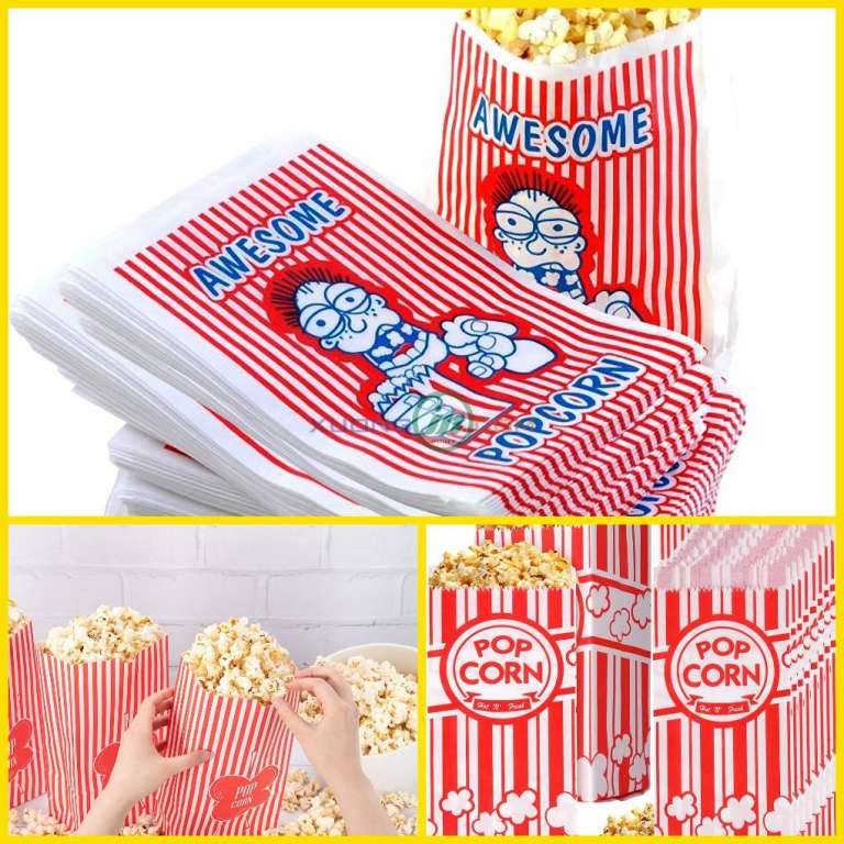 Túi giấy đựng bắp rang bơ TpHCM